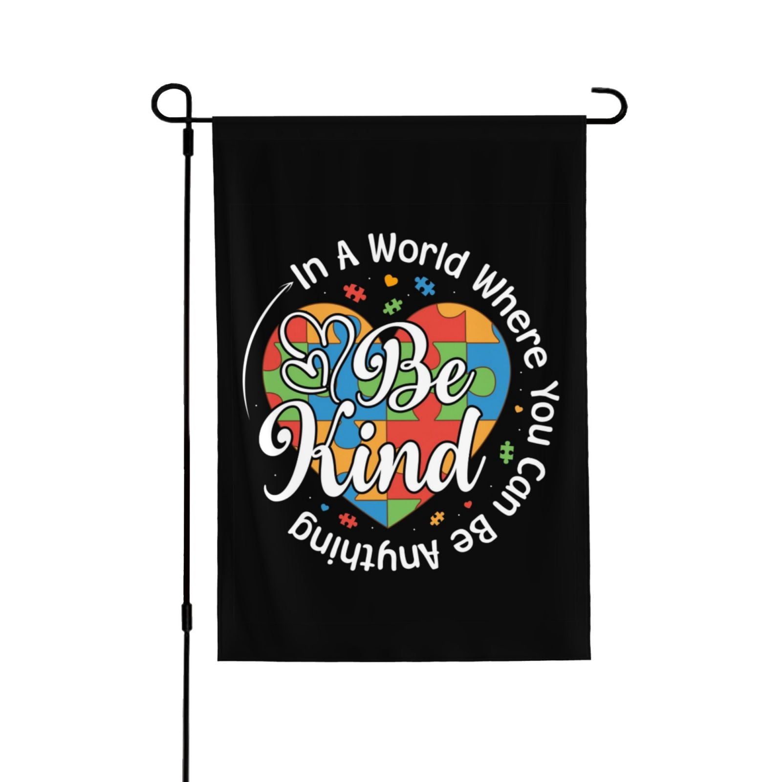 Autism Awareness Month Flag Double Sided Garden Flag 28×40in Inch House ...
