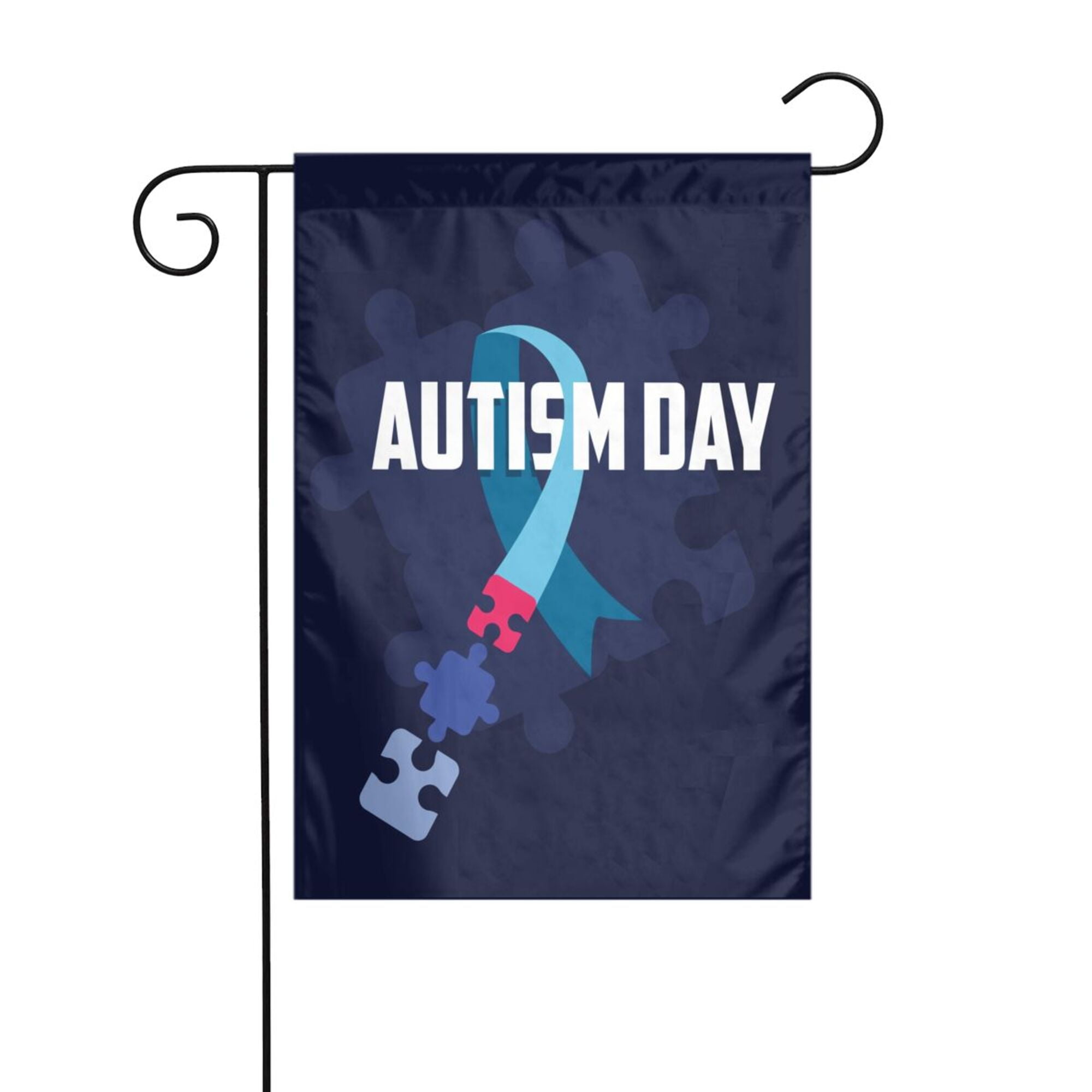 Autism Awareness Month Garden Flag Decoration Yard Farmhouse Double ...