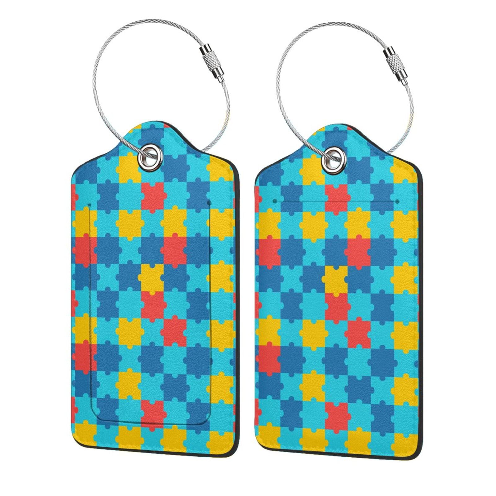 Autism Awareness Month Luggage Tags for Suitcase Tags Identifiers with ...