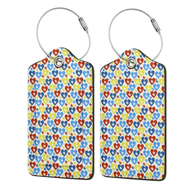 Autism Awareness Month Luggage Tags for Suitcase Tags Identifiers with ...