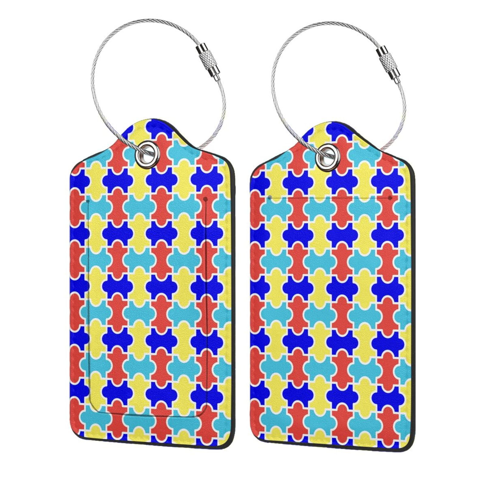 Autism Awareness Month Luggage Tags for Suitcase Tags Identifiers with ...
