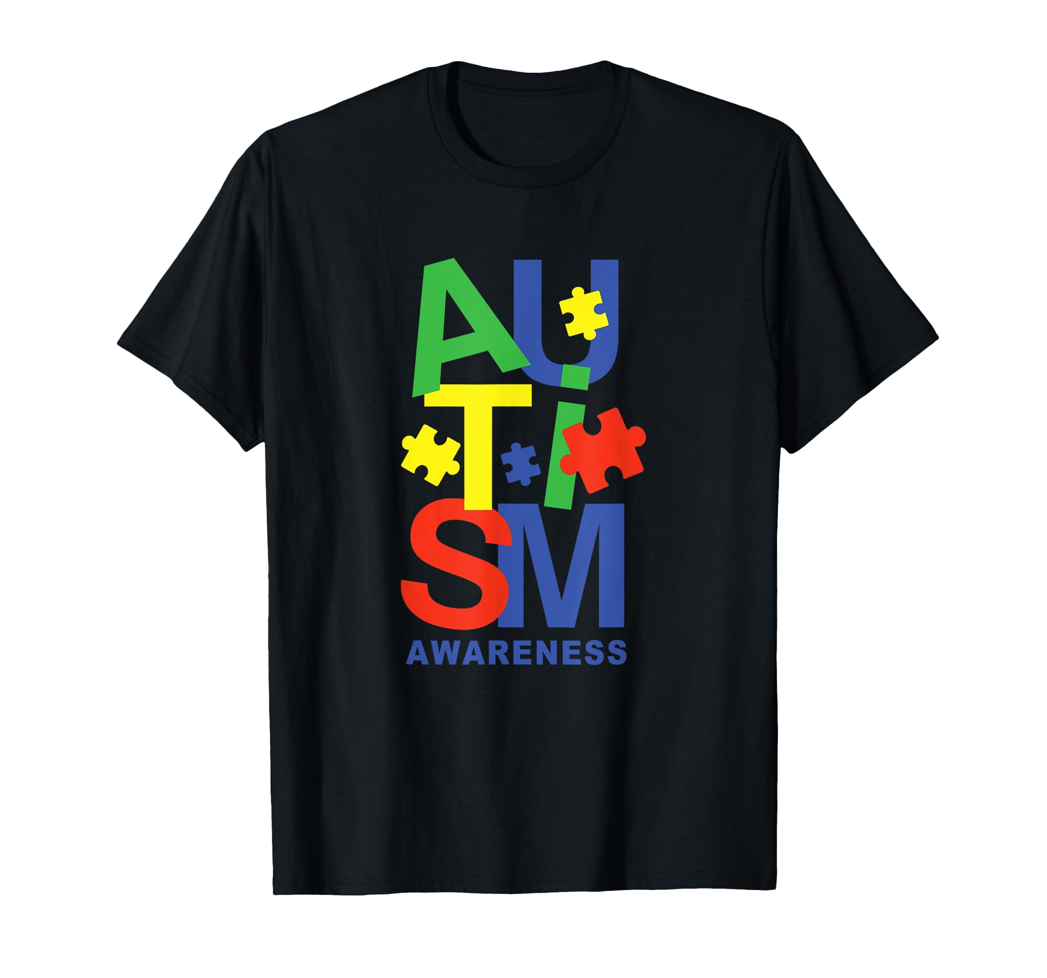 Autism Awareness Month Puzzle Piece T-Shirt - Walmart.com