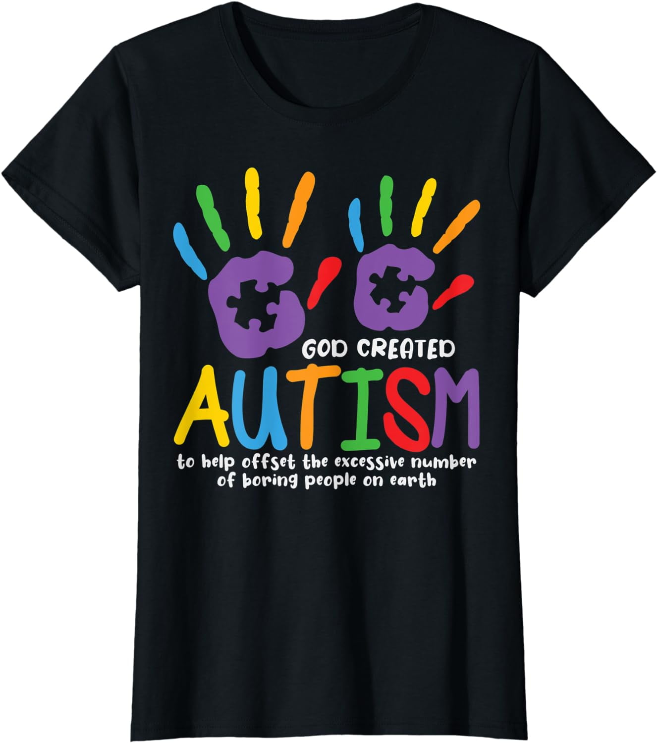 Autism Awareness Month Teacher Paraprofessionals Funny T-Shirt ...