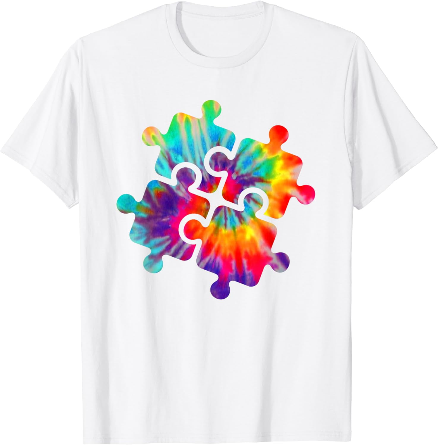 Autism Awareness Month Tie Dye Autistic Pride Neurodiversity T-Shirt ...