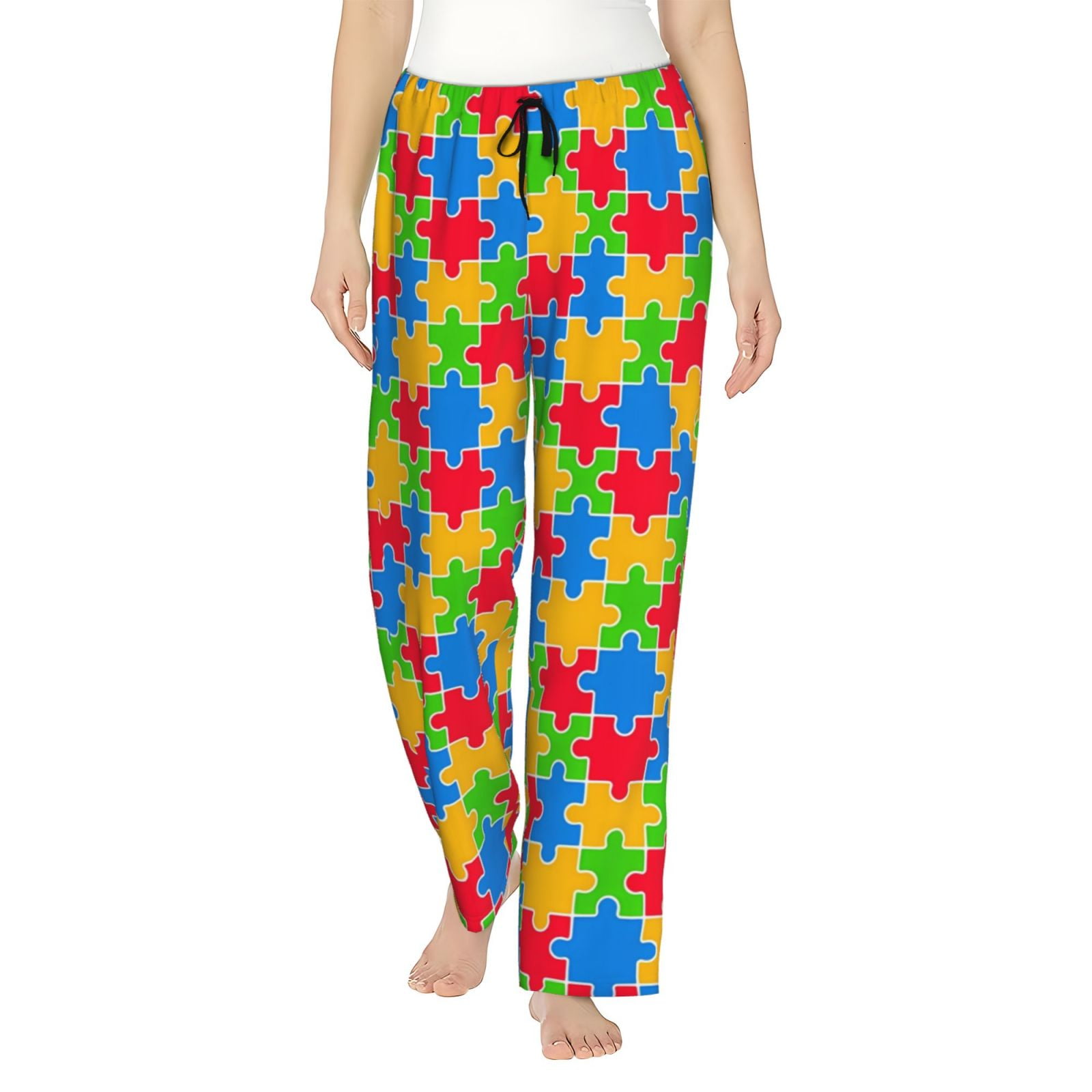 Autism Awareness Month Women'S Pajama Pants Straight Leg Comfy Lounge ...