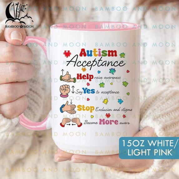 Autism Awareness Mug Autism Acceptance Mug SPED Teacher Shirt Gift ...
