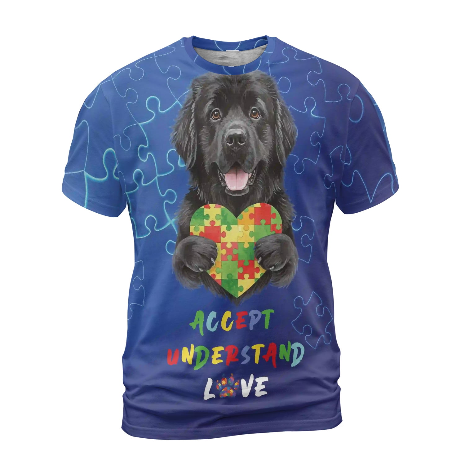Autism Awareness Newfoundland Accept Understand Love All Over Print 3D ...