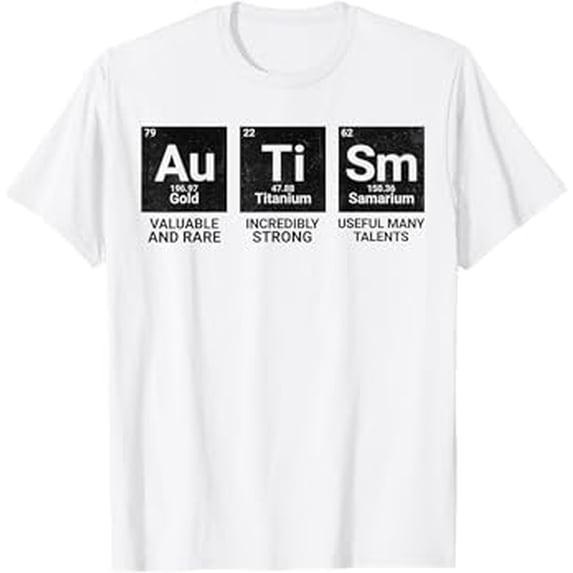 Autism Awareness Periodic Table Autism Periodic Table T-Shirt - Walmart.com