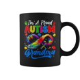 Autism Awareness Proud Grandma Butterflies Family Matching Coffee Mugs ...