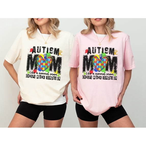 Autism Awareness Puzzle Heart Shirt Colorful Handprint Tee for ...