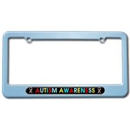 Autism Awareness Puzzle Piece Pattern License Plate Frame - Walmart.com