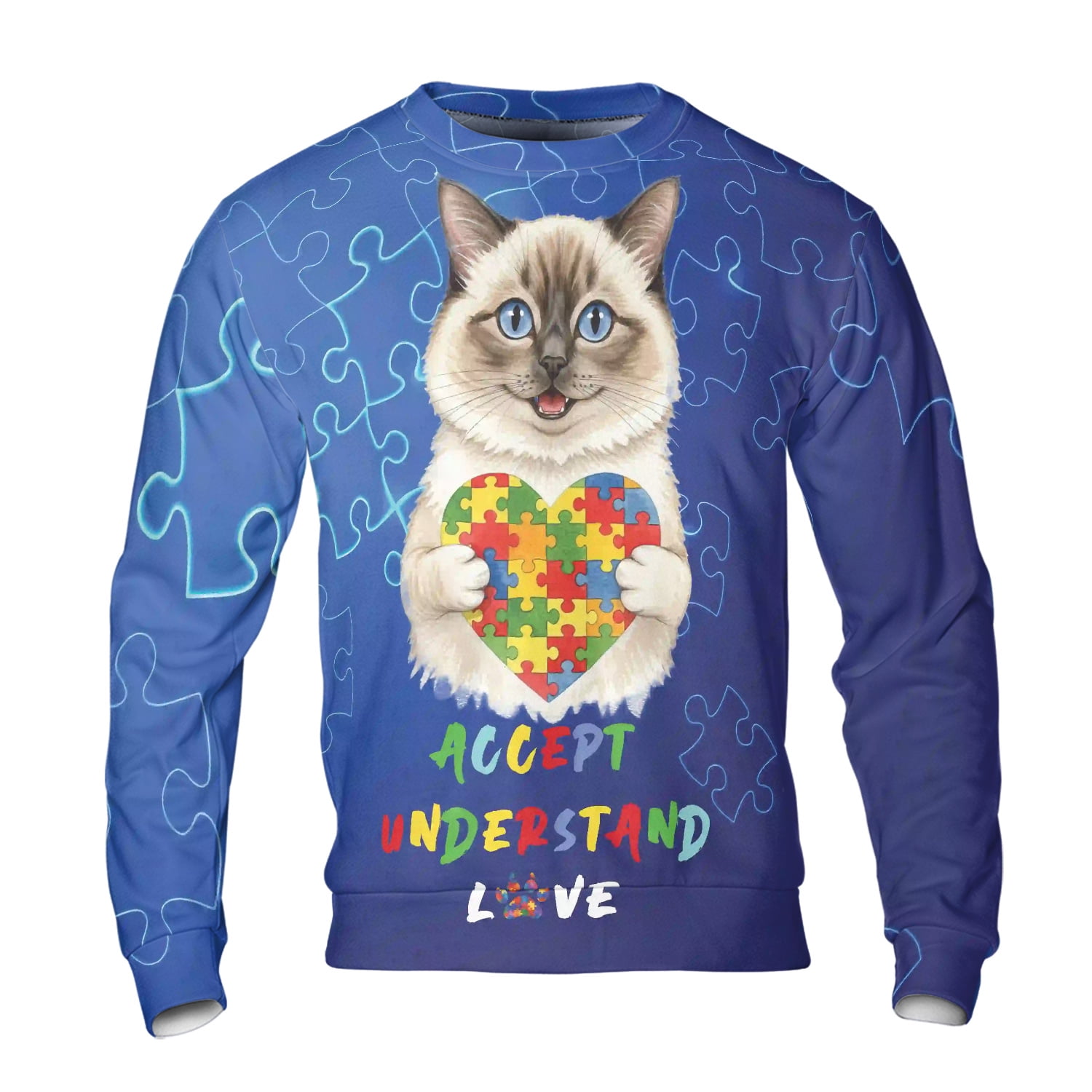 Autism Awareness Ragdoll Accept Understand Love All Over Print 3D ...