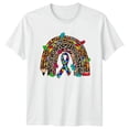 Autism Awareness Rainbow Pencil T-Shirt, Puzzle Ribbon Tee All Size S ...