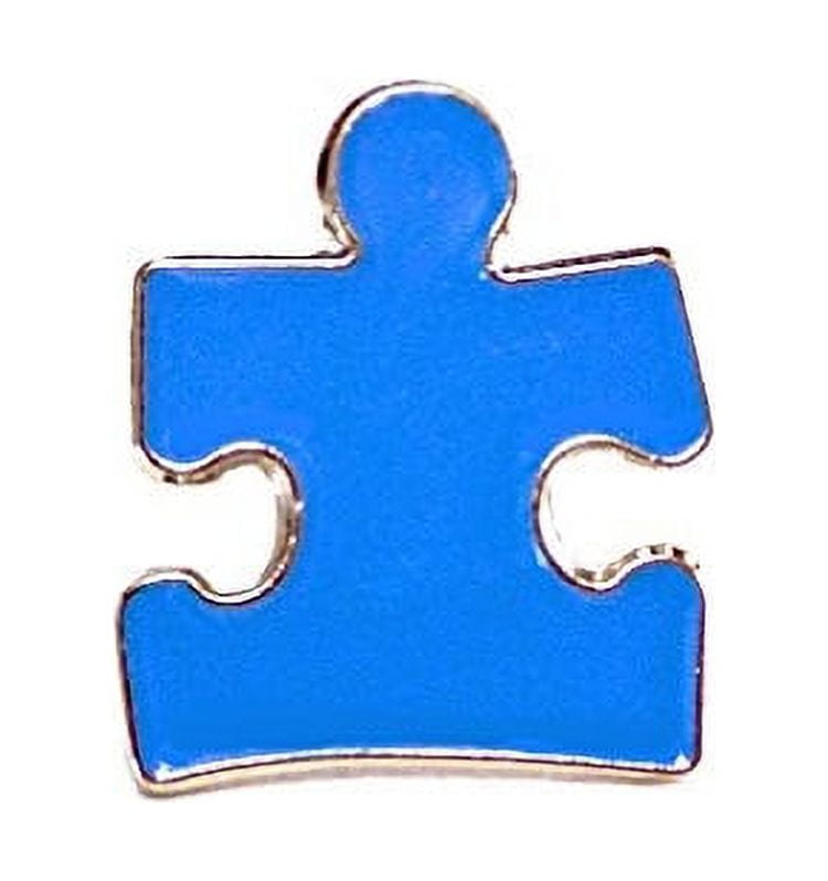 Autism Awareness Ribbon Puzzle Piece Blue Lapel Hat Pins Raise ...