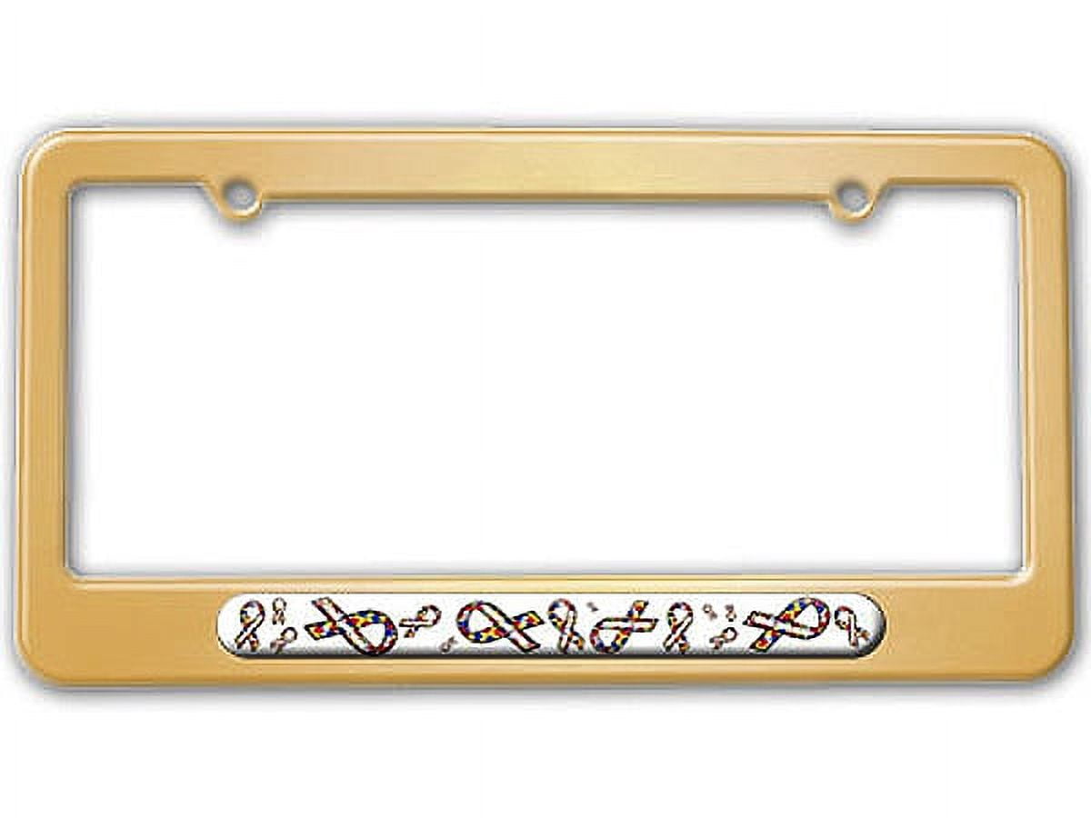 Autism Awareness Ribbons License Plate Frame - Walmart.com
