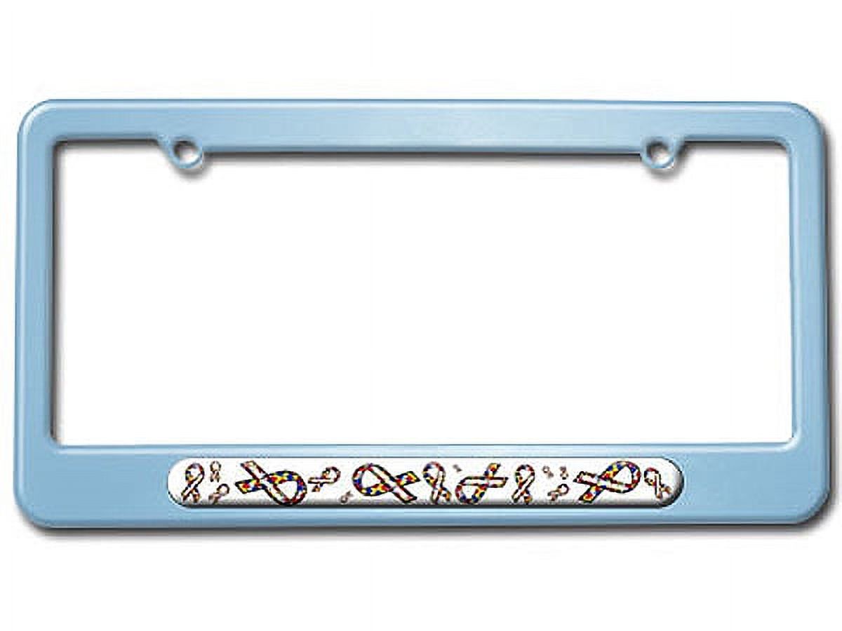 Autism Awareness Ribbons License Plate Frame - Walmart.com