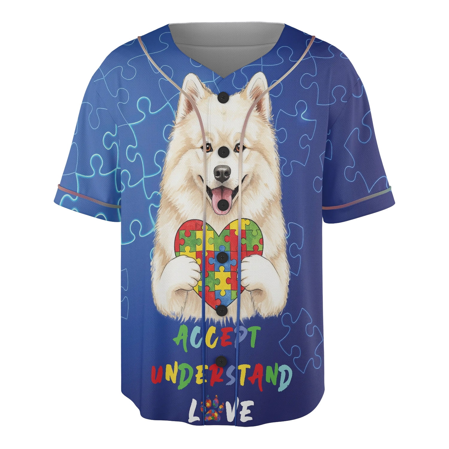 Autism Awareness Samoyed Accept Understand Love All Over Print 3D ...