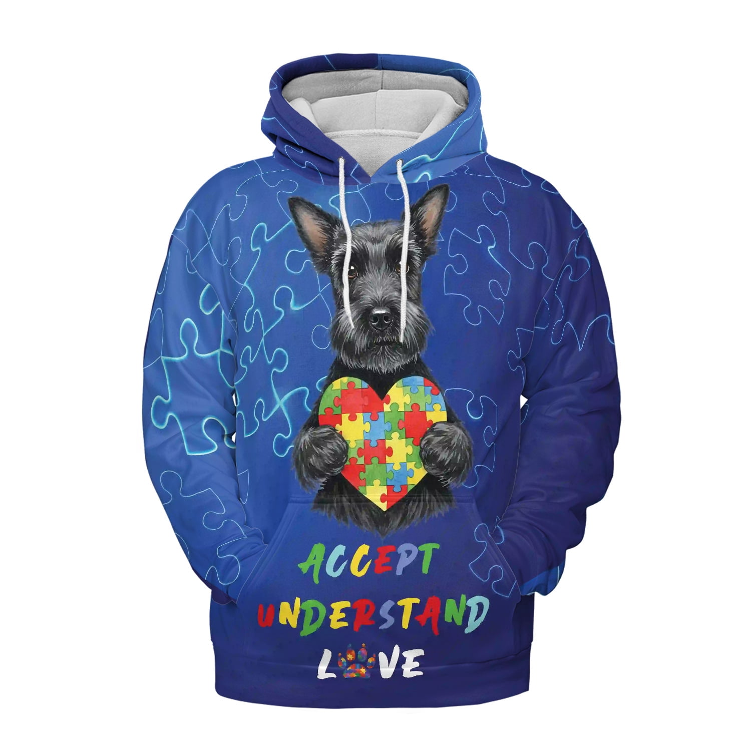 Autism Awareness Scottish Terrier Accept Understand Love All Over Print ...