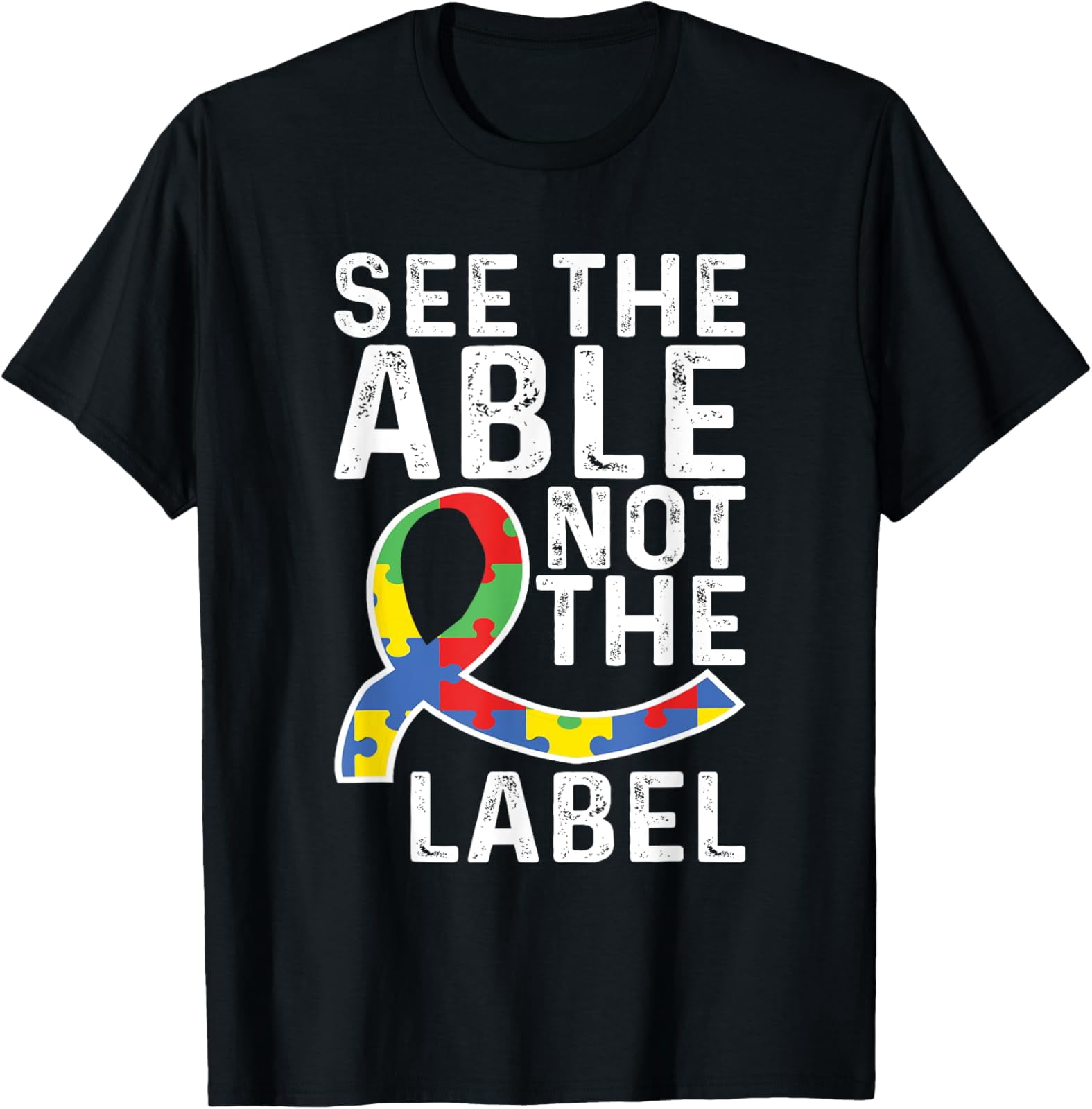 Autism Awareness See The Able Autistic Autism Mom Dad T-Shirt - Walmart.com