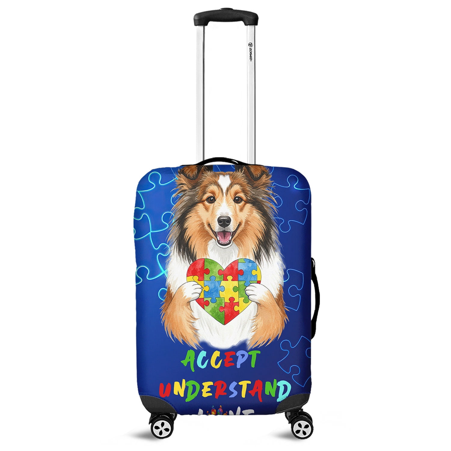 Autism Awareness Shetland Sheepdog Accept Understand Love Travel ...