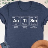 Autism Awareness Shirt Autism Neurodiversity Elements Shirt Periodic ...