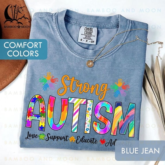 Autism Awareness Shirt Autism Strong Shirt Autism Shirt Autism Support ...