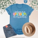 Autism Awareness Shirt Believe In A Spectrum Of Possibilities Shirt ...