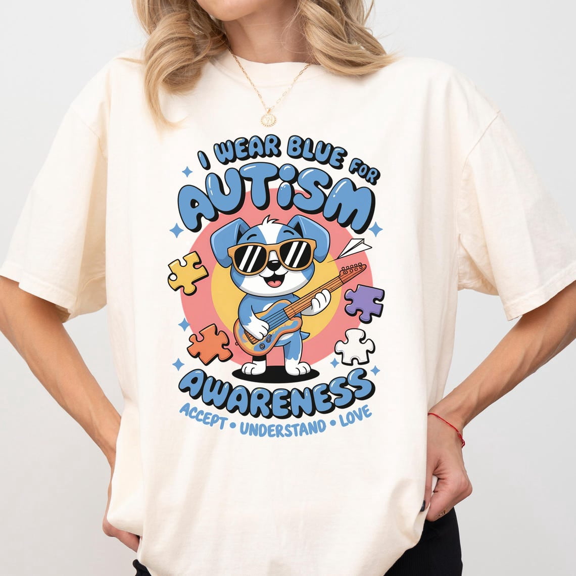 Autism Awareness Shirt, Blue Autism Tee I Wear Blue Autism ...