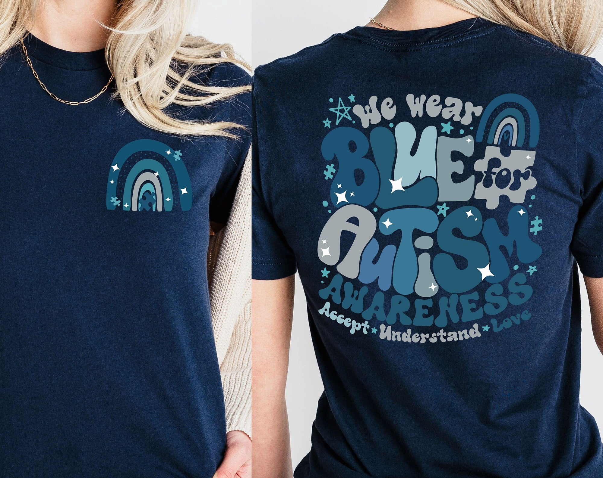 Autism Awareness Shirt In April We Wear Blue Occupational Therapy Tee ...