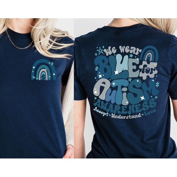 Autism Awareness Shirt In April We Wear Blue Occupational Therapy Tee ...
