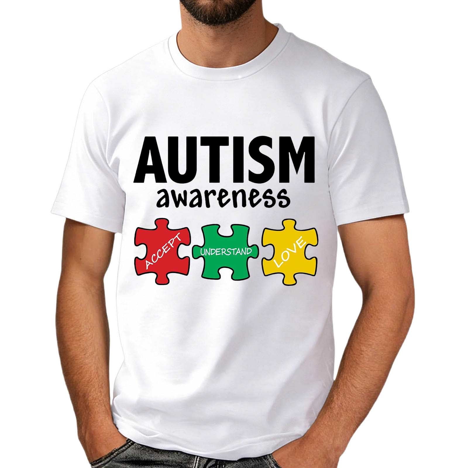 Autism Awareness Shirt Men: Autism Acceptance T Shirt Autism Support ...