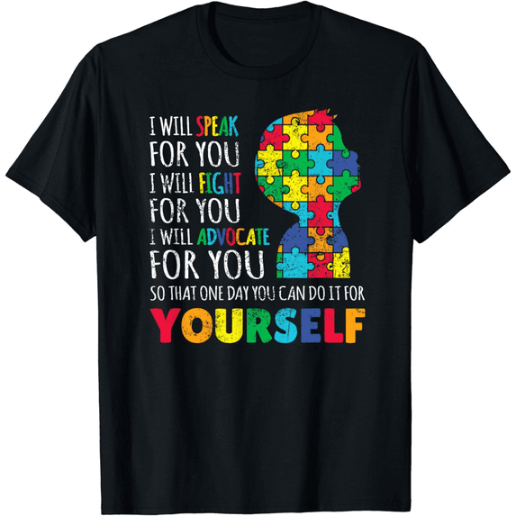 Autism Awareness Shirt – Men Women Adult Unisex Short Sleeve T-Shirt ...