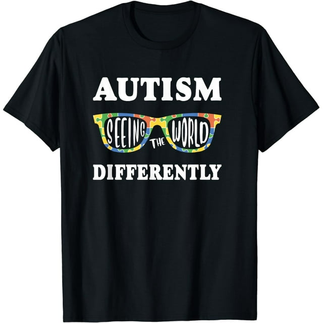 Autism Awareness Shirts Men Women Kids Puzzle Piece Autistic Cotton T ...