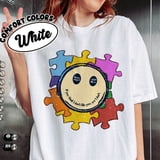 Autism Awareness Smiley Shirt Fun and Colorful Autism Tshirt Spread ...