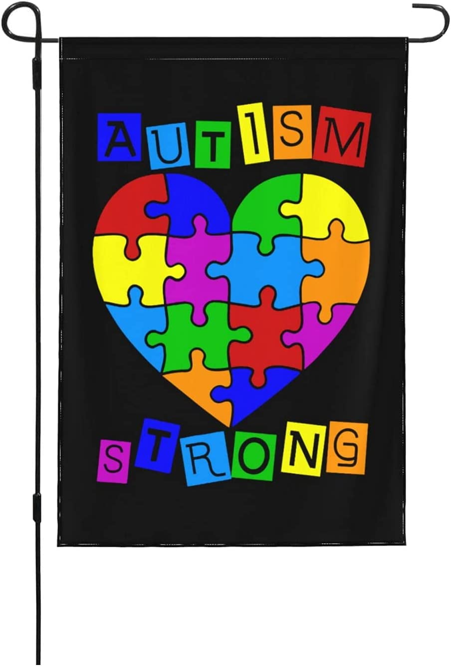 Autism Awareness Strong Garden Flag 12 .5x 18 Support Motivational ...