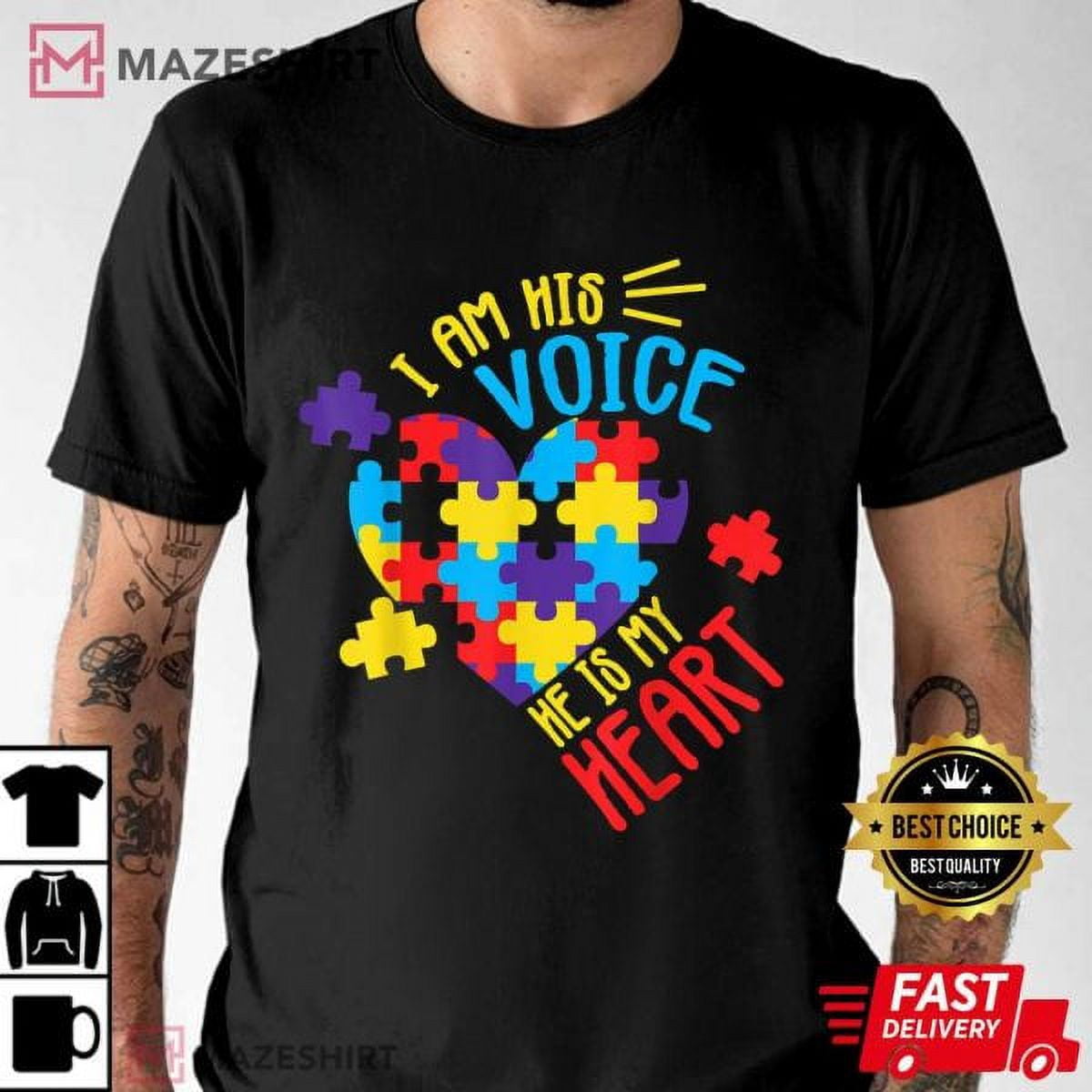 Autism Awareness Support Autism T-shirt - Walmart.com