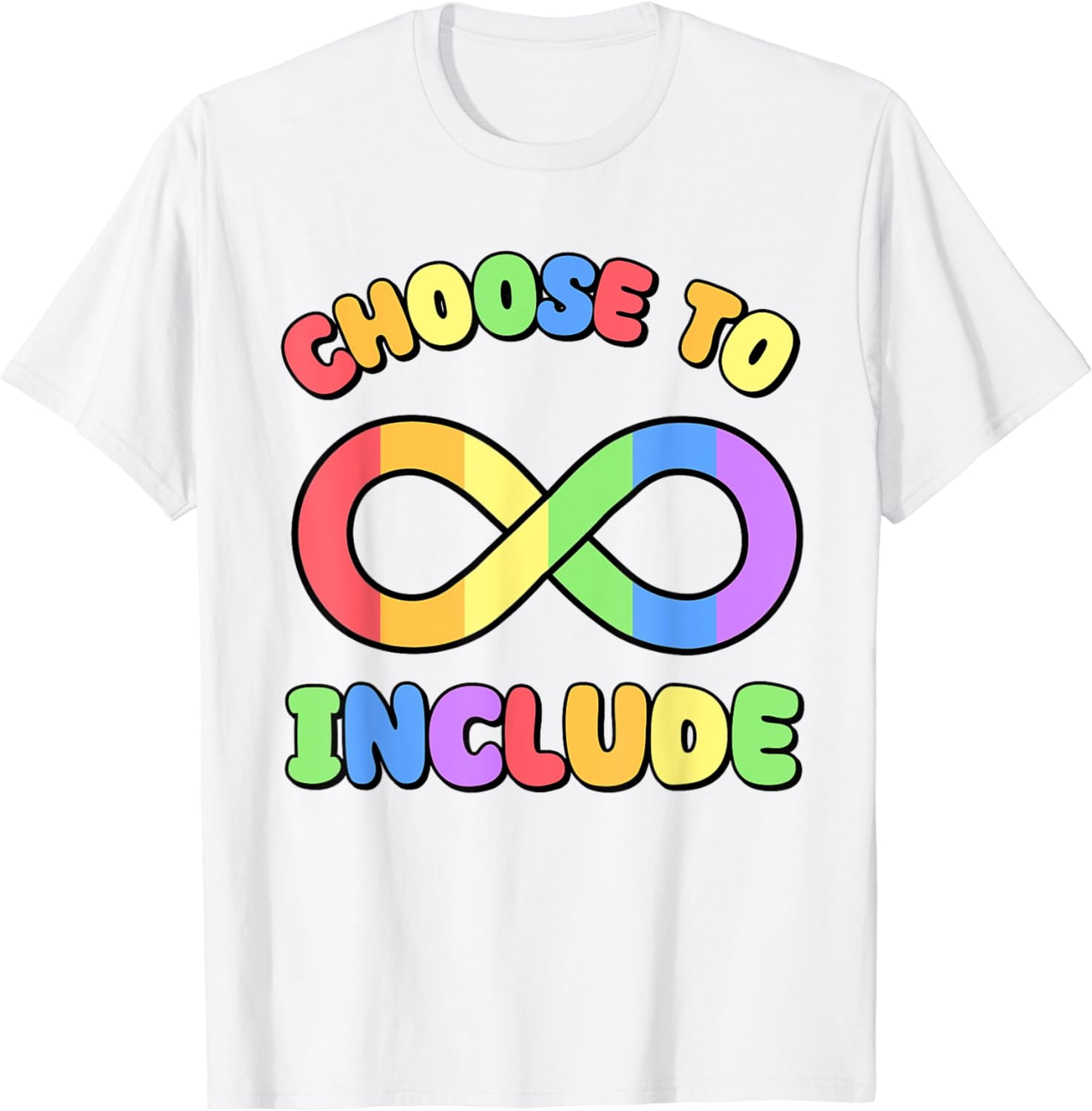 Autism Awareness Support Mom Dad Infinity Choose To Include T-Shirt ...