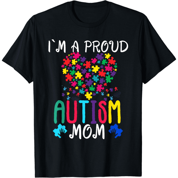 Autism Awareness T-Shirt for Adults Casual Short Sleeve Tee - Walmart.com