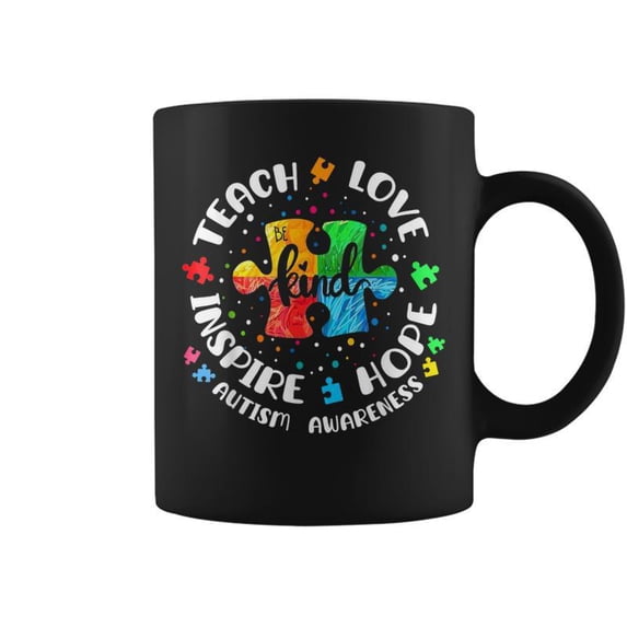 Autism Awareness Teach Hope Love Inspire Teacher Coffee Mugs - Walmart.com