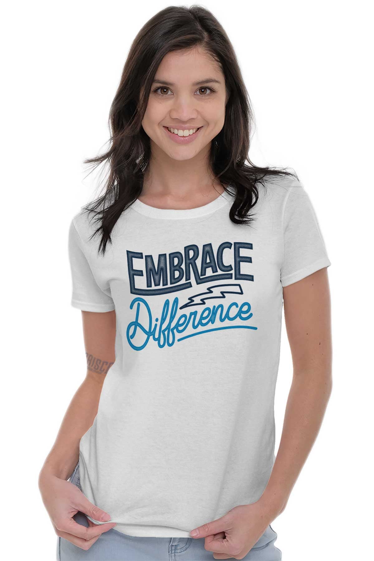 Autism Awareness Tees Shirts Tshirts For Womens Embrace Difference ...