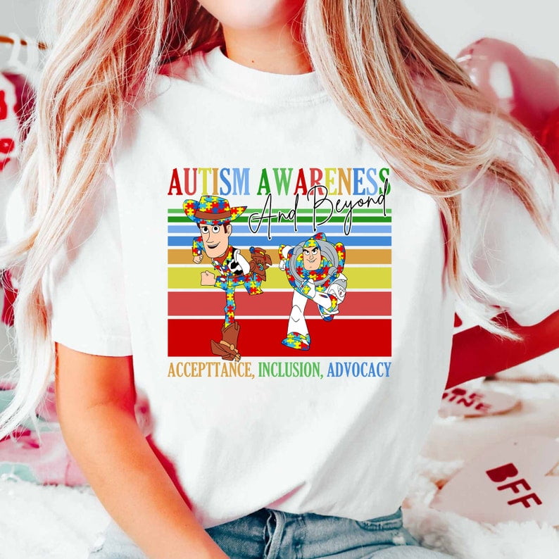 Autism Awareness Toy Story Shirt, Woody And Buzz Lightyear Shirt, Toy ...