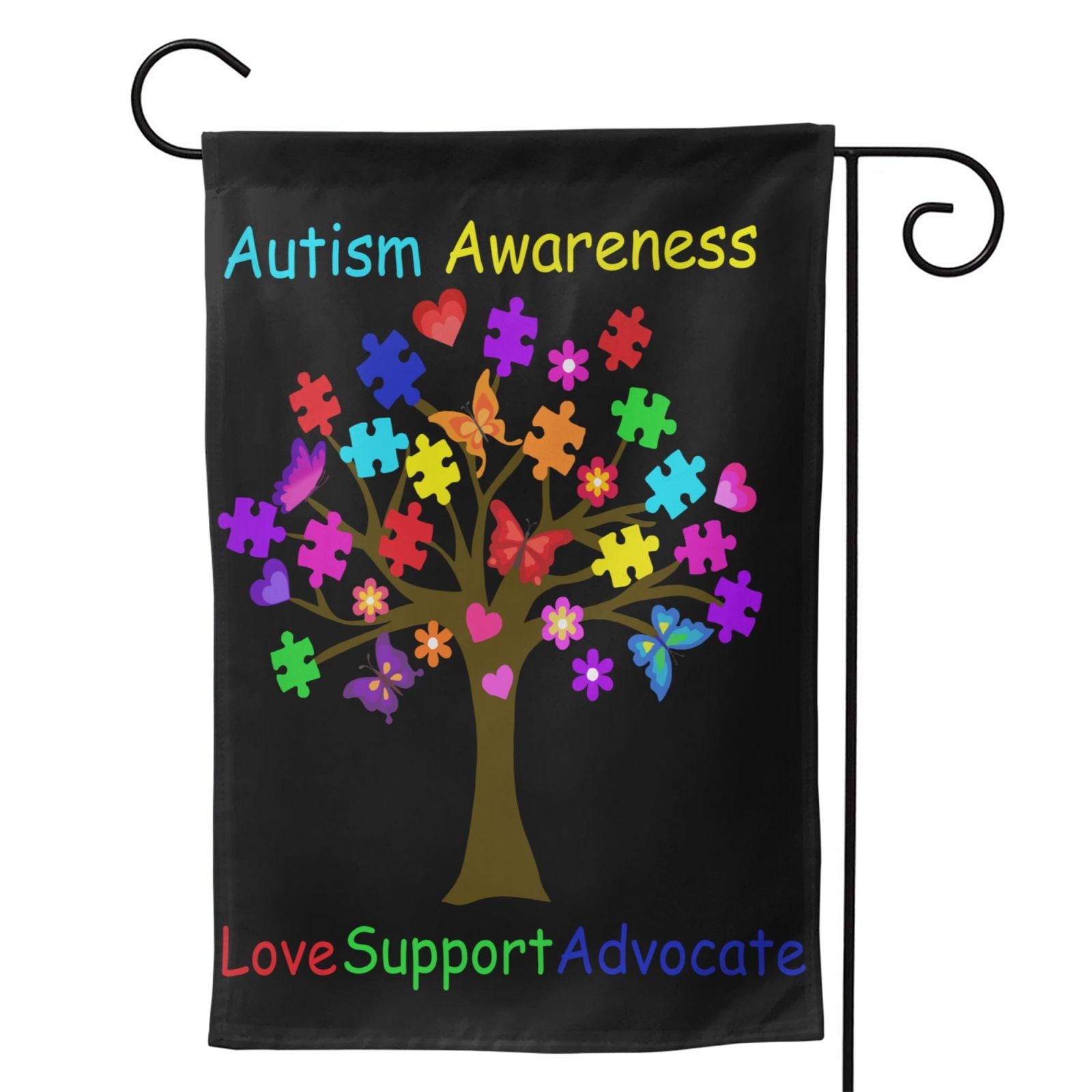 Autism Awareness Tree Garden Flag 12.5"X18" Outdoor Indoor Garden Decor ...