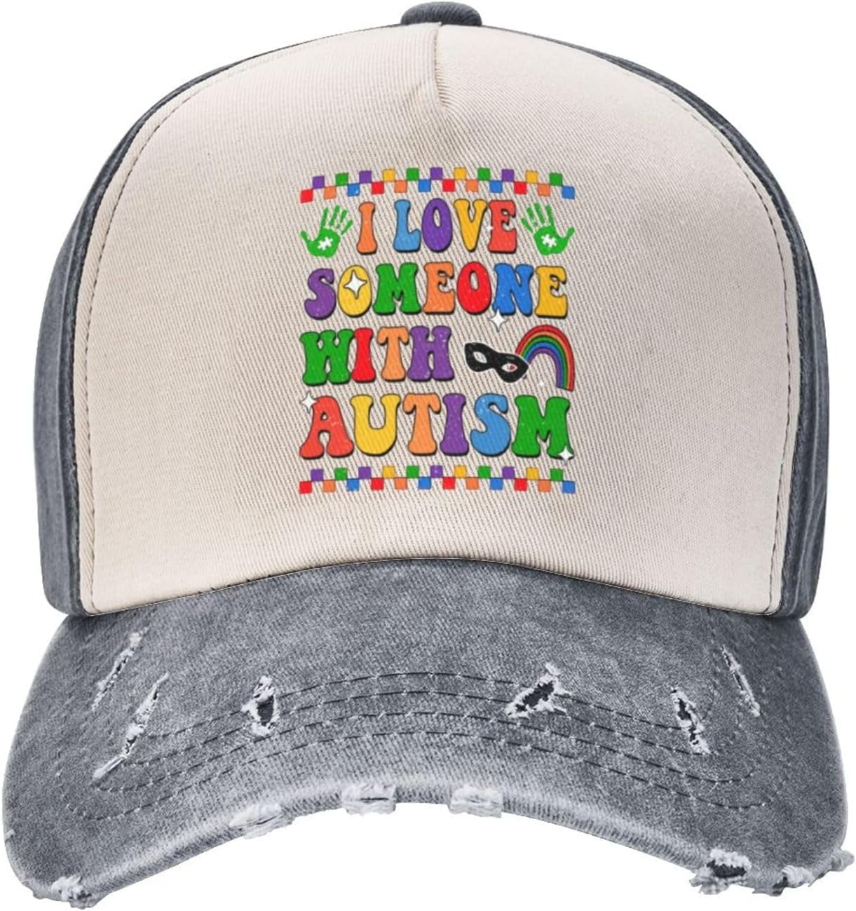 Autism Awareness Trucker Hat – I Love Someone With Autism Cap Red for ...