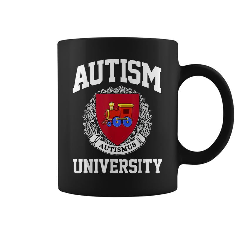 Autism Awareness University Puzzle Pieces Support Autismus Coffee Mugs ...