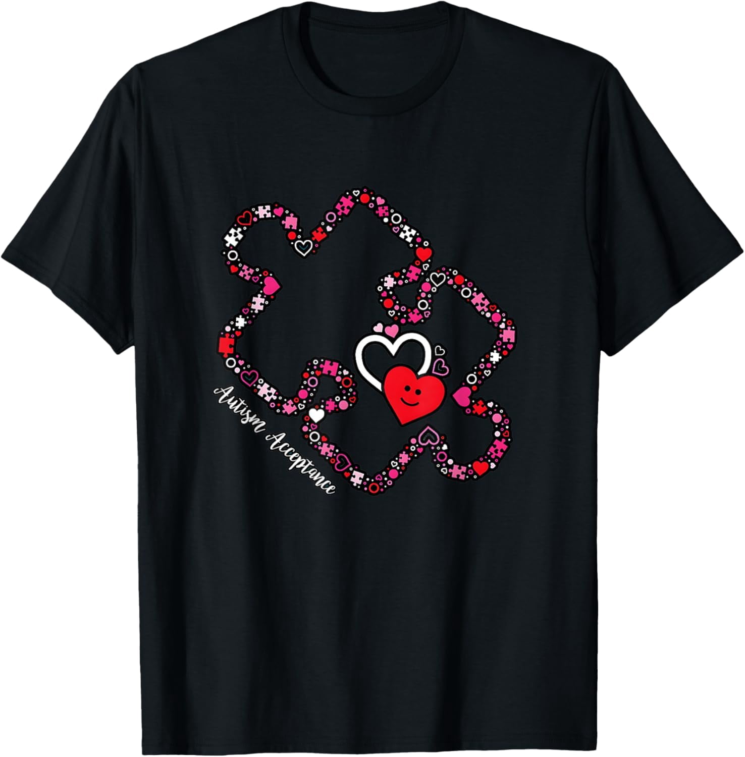 Autism Awareness Valentines Autism Acceptance Neurodiversity Mens T ...