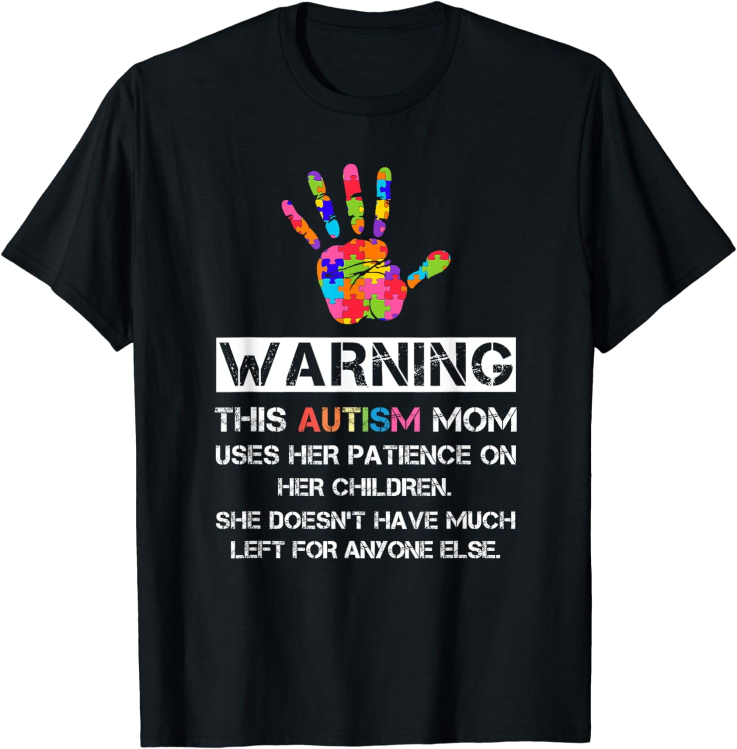 Autism Awareness Warning This Autism Mom T-Shirt - Walmart.com
