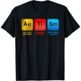 Autism Awareness Women Men Elements Periodic Table Asd T-Shirt ...