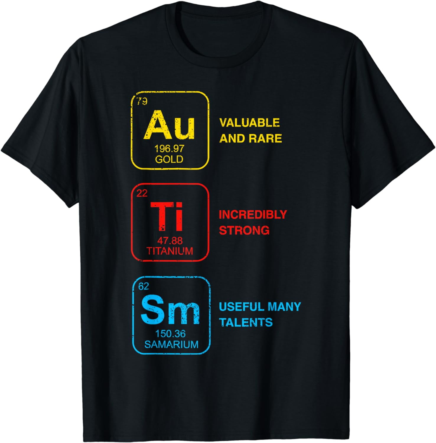 Autism Awareness Women Men Kids Elements Periodic Table ASD T-Shirt ...