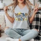 Autism Awareness World Day Shirt Puzzle Piece Ribbon Graphic Tee ...