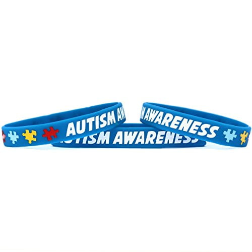 Autism Awareness Wristband Set - Choose 1 to 100 Bands - Walmart.com